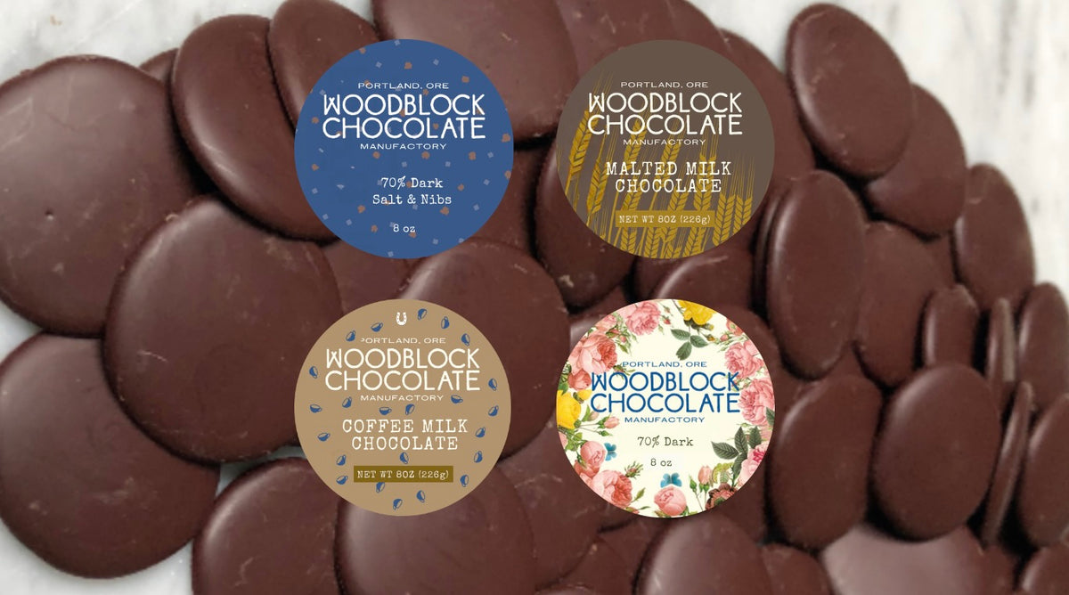 Variety Pack of Chocolate Discs – Woodblock Chocolate
